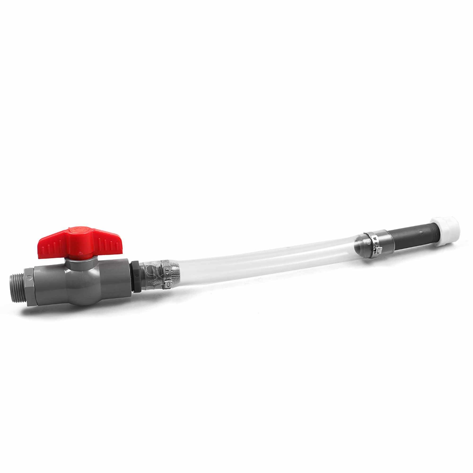 RASTP Racing Fuel Filling Hose with Ball Valve Closing Hose Kit