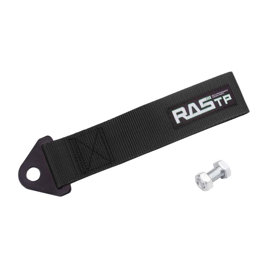 RASTP Universal High Quality Nylon Racing Tow Strap Tow Ropes Hook Tow